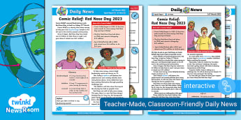 Daily News Reading - Reading - ESL - Twinkl Resources