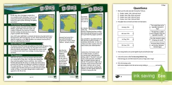 D-Day Reading Comprehensions | twinkl.co.uk