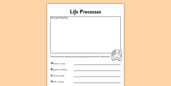 Sciences Life Processes and Living Things Teaching Resources - Age