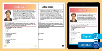 Art Reading Comprehension Worksheets | twinkl.com