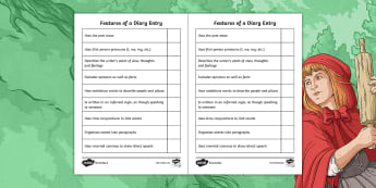 Features of a Diary Entry - Diary Writing KS2
