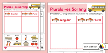 Plurals Worksheets | twinkl.com