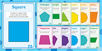 2D Shapes Worksheets | Shape Templates | Teaching Resources