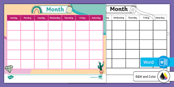 Editable Calendars | twinkl.com
