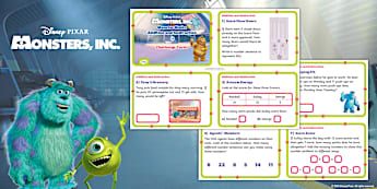 Disney Pixar Monsters, Inc. Activities, Games & Resources