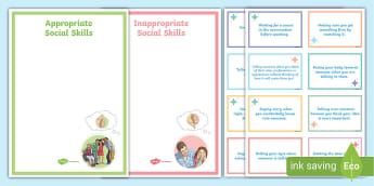 Social Skills Activities - SEND Inclusion - Twinkl