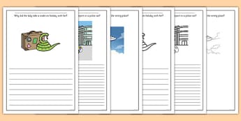 Fiction Writing Frames - KS1 English - Twinkl