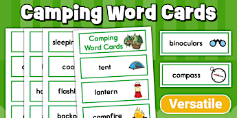 Camping Writing Activities | twinkl.com