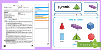 3D Shape | Shape | Shape, Space and Measure | EYFS Maths