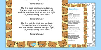 Goldilocks and the Three Bears Literacy Early Years (EYFS) - Prim