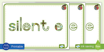 Silent e Term 3 - Phonics Grade 3 Term 3 - English - South Africa - Twinkl