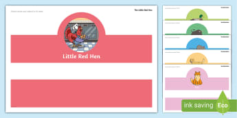 Little Red Hen Story and Role Play - Twinkl