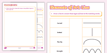 Line Art Activities | twinkl.co.uk
