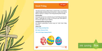 Good Friday Story Resources | April Parent Events - Twinkl