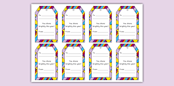 End of Year Gift Tags | twinkl.com.au