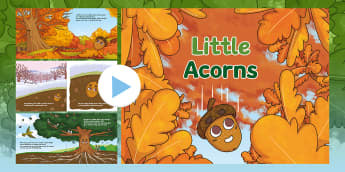 Life Cycle Story for Kids - Little Acorns - Twinkl