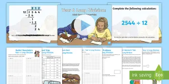 Long Division Methods | twinkl.ca