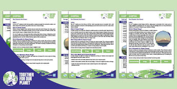 COP26 School Resources | Climate Change & The Environment