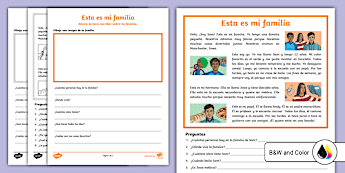 Spanish Families | twinkl.com