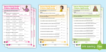 Year 6 Algebra Missing Numbers Resources - KS2 Maths