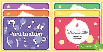 Punctuation Display Posters | twinkl.com.au