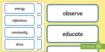 Vocabulary Words of the Day | twinkl.co.uk