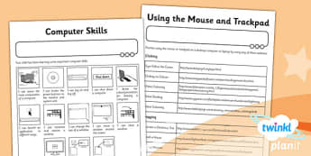 Computer Skills - Year One Primary Resources - Twinkl