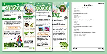 Reading Comprehension Ks1 • Twinkl.ca