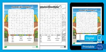 Spanish Word Searches | twinkl.com