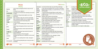 Year 2 | Waste | Sustainability - Twinkl