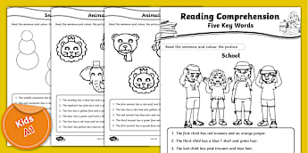 Reading Comprehension Year 2 - English Curriculum Resources