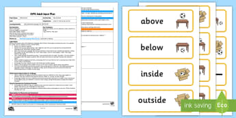 Positional Language Activities for Early Years (EYFS)