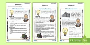 History Reading Comprehension Worksheets PDF | KS1 Primary