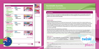 Sustainability Lesson Plans | HASS | Twinkl Australia