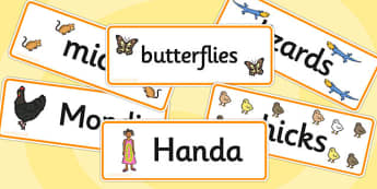 Story Books Handa's Hen - Eileen Browne Primary Resources - ies a