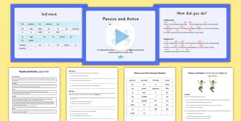 Active and Passive Sentences - Sentence Structure KS2