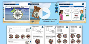 KS2 Primary Resources on Angles - Angles Games - KS2