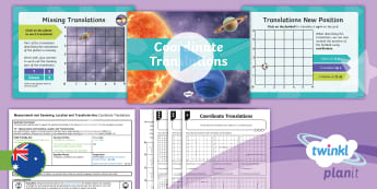 Describe and perform translations, reflections and rotations of shapes ...