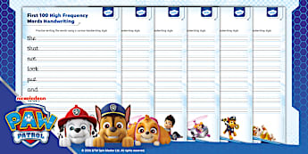 PAW Patrol Letters | Games and Literacy Resources | Twinkl