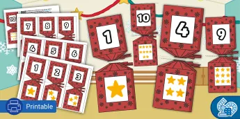 Christmas Number Matchings | twinkl.com.au
