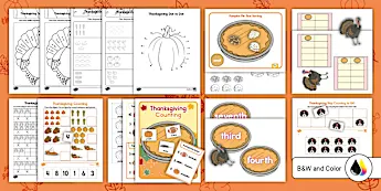 Thanksgiving Math Worksheets | twinkl.com
