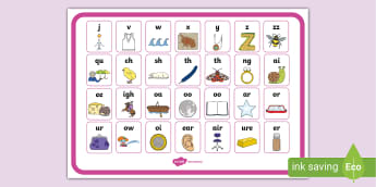 Letters and Sounds Phase 3 Phonics Planning - Resources