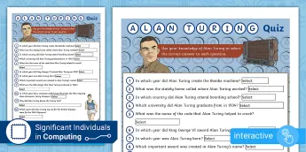 Alan Turing Resources | twinkl.co.uk