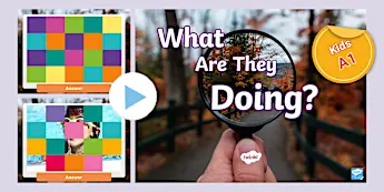 Present Continuous Activities | twinkl.co.uk