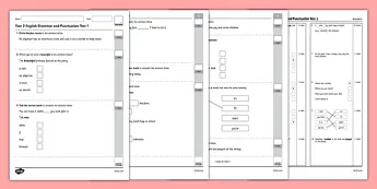 Grammar Practice Tests | twinkl.co.uk