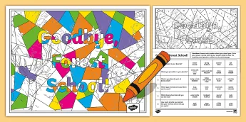 End of Year Coloring Sheets | twinkl.com