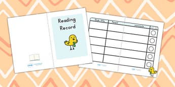 Reading Record KS1 Resources - Twinkl
