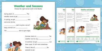 Science Seasons Lessons | twinkl.co.uk
