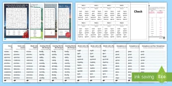 Year 3 Spelling Packs | Year 3 Spellings | KS2 English