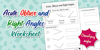 Estimate and compare angles using angle names including acute, obtuse,